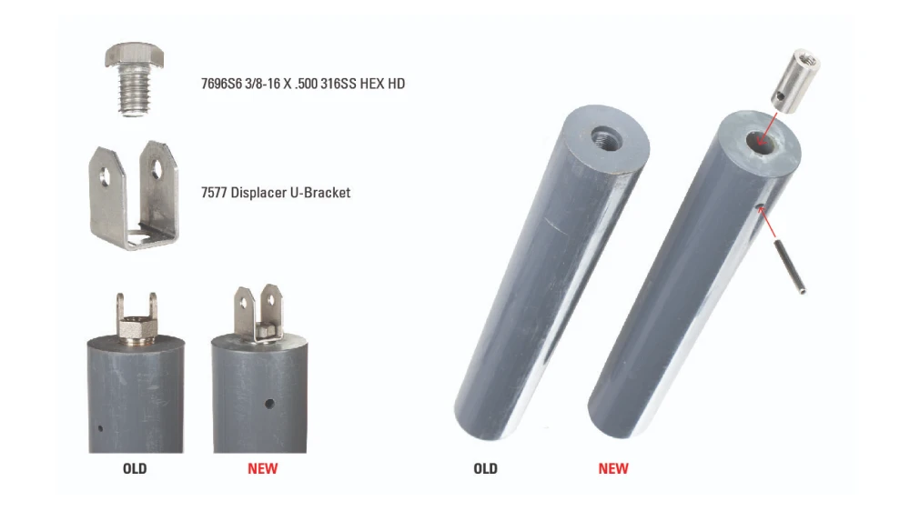 Redesign of Gen II Liquid Level Controller Rod Assembly and Displacer ...